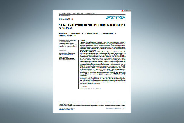 A novel SGRT system for real-time optical surface tracking or guidance