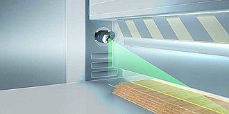 Laser marking of cutting lines on saws and shears | LAP