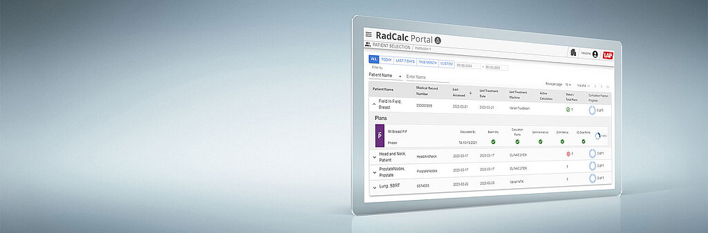 RadCalc - Dosimetric Verification Software | LAP RadCalc - Dosimetric Verification Software | LAP