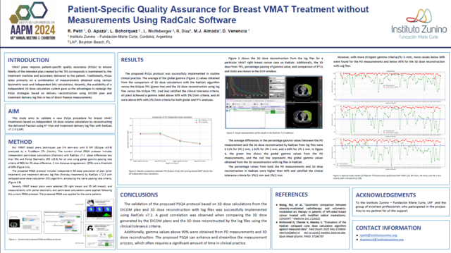 Patient Specific Quality Assurance for Breast VMAT Treatment without Measurements Using RadCalc ...