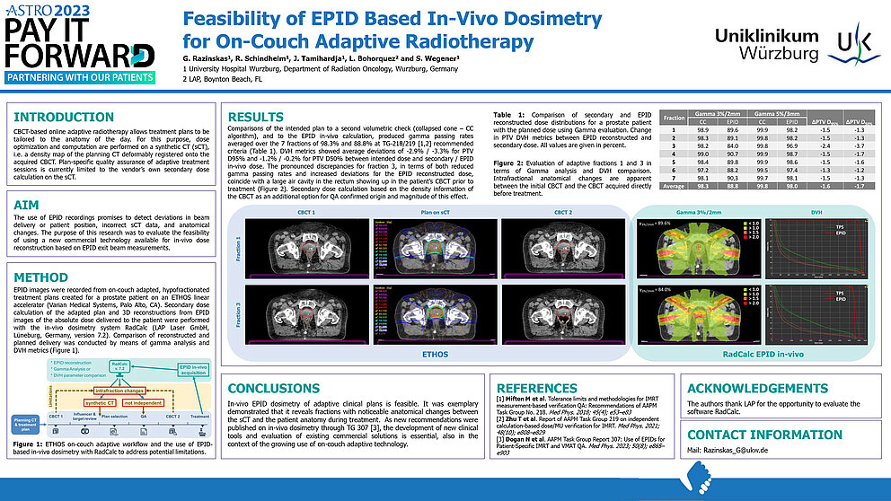 Feasibility of EPID Based In-Vivo Dosimetry for On-Couch Adaptive Radiotherapy