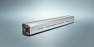 Movable parallel laser lines controlled by PLC | LAP