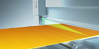 Laser marking of cutting lines on saws and shears | LAP