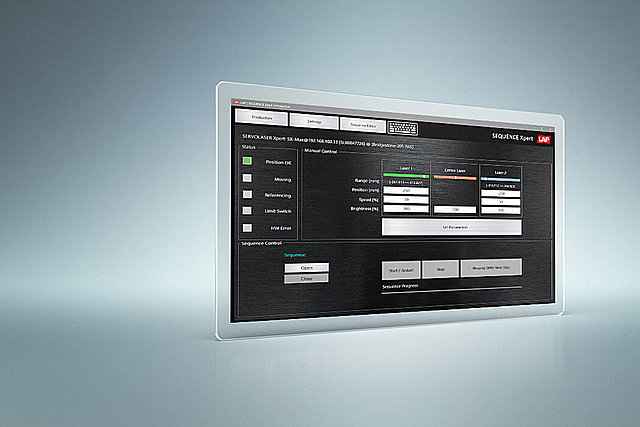 Control software for SERVOLASER Xpert, IPC or PC | LAP